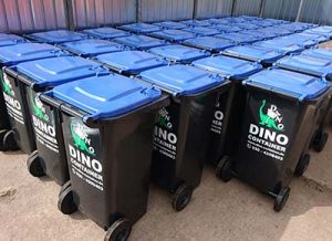 Kostenlose Papiertonne zum Testen bei DINO Berlin